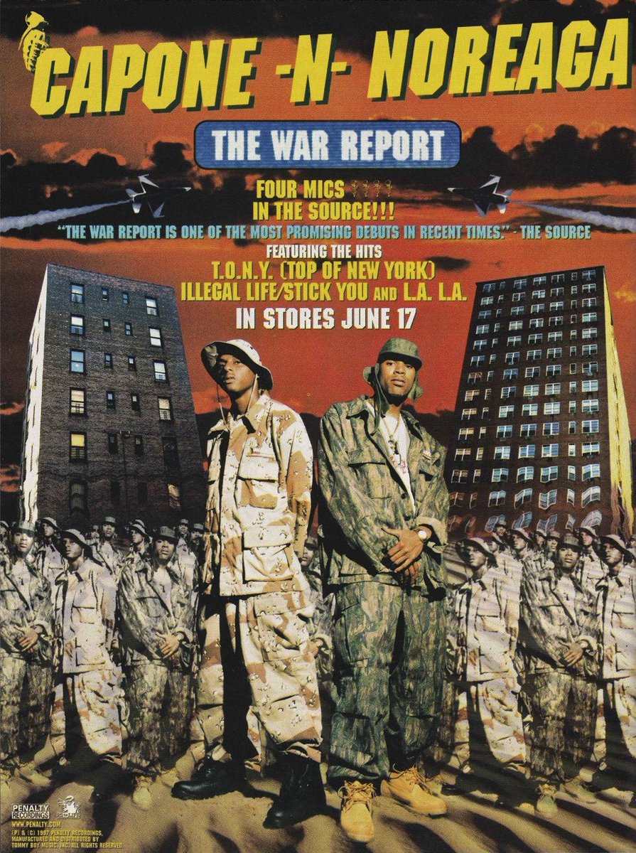 Red Sea Bream on Twitter: "RT @jerry_parsons: Capone-N-Noreaga released their debut album ‘The ...