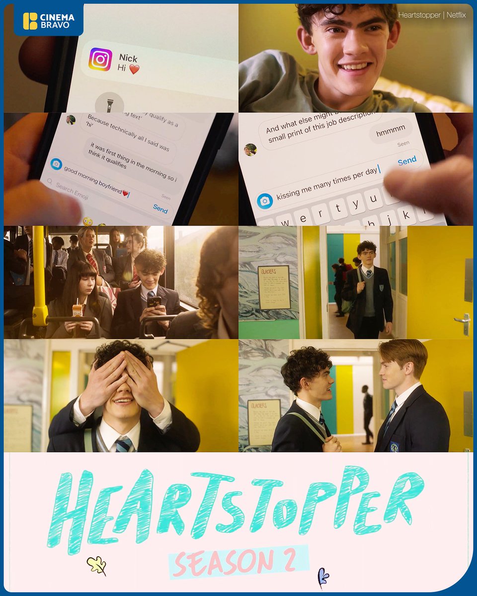 CinemaBravo on Twitter: "SNEAK PEEK: #Heartstopper Season 2 has just ...