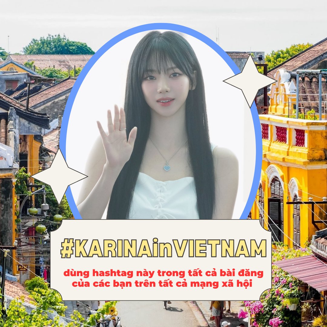 KARINA Philippines 🌶️💙 #slow on Twitter: "RT @CherishKarinaVN: ‼️THÔNG BÁO: #KARINAinVIETNAM SẼ ...