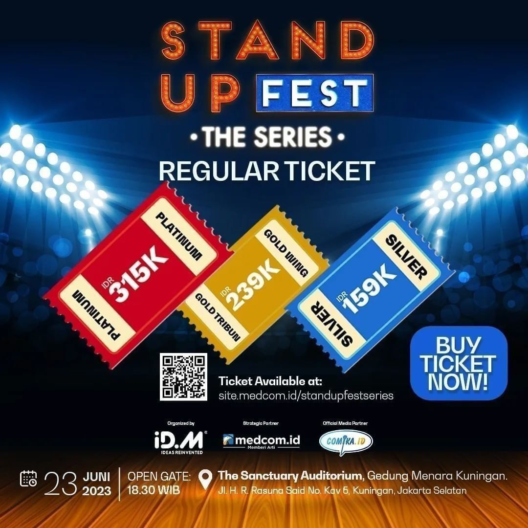 Video Stand-Up Comedy Indonesia on Twitter: "Stand-up fest "The Series" akan menghadirkan ...