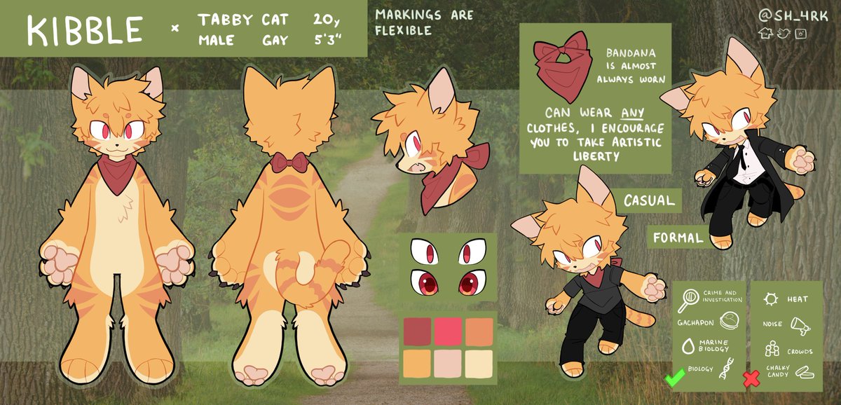 「new pinned post! Hi! I'm Miles, I make art and sometimes 3d」🦈の漫画