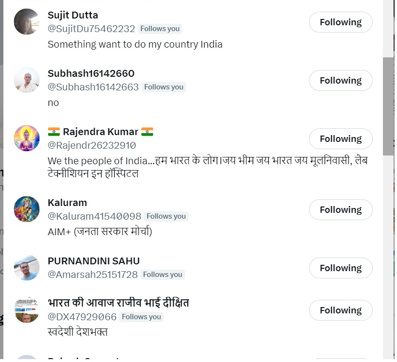 Dr. Tarun Kothari on Twitter: "आज इन 23 क्रांति-वीरो को फॉलो करने का फैसला लिया गया