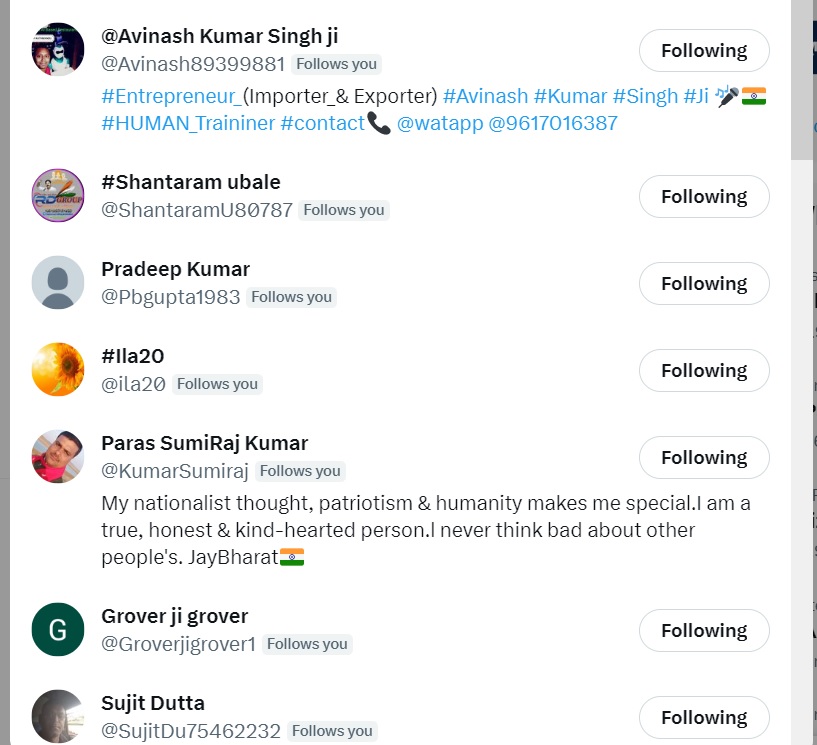 Dr. Tarun Kothari on Twitter: "आज इन 23 क्रांति-वीरो को फॉलो करने का फैसला लिया गया