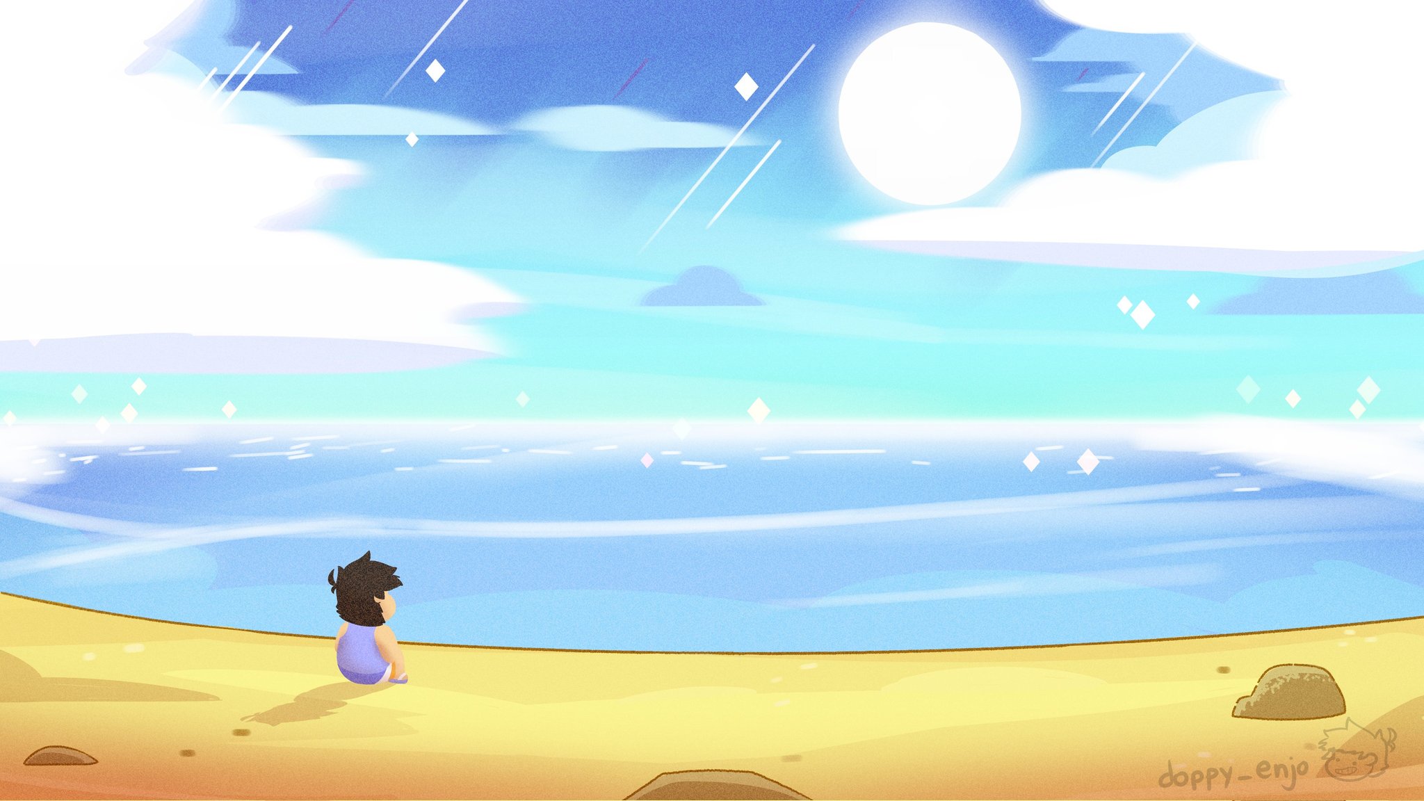 🐬Doppy | C0MMS OPEN on Twitter: "RT @doppy_enjo: Beaches :D https://t.co/NcaIvK6RyO" / Twitter