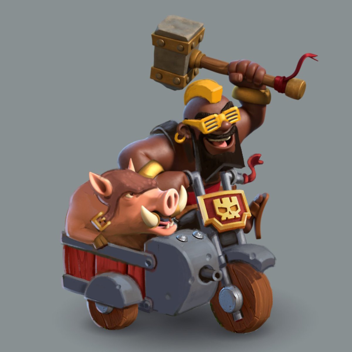 Hog Rider She's Like Hog And Battle Ram In One Plus A Unique Attack