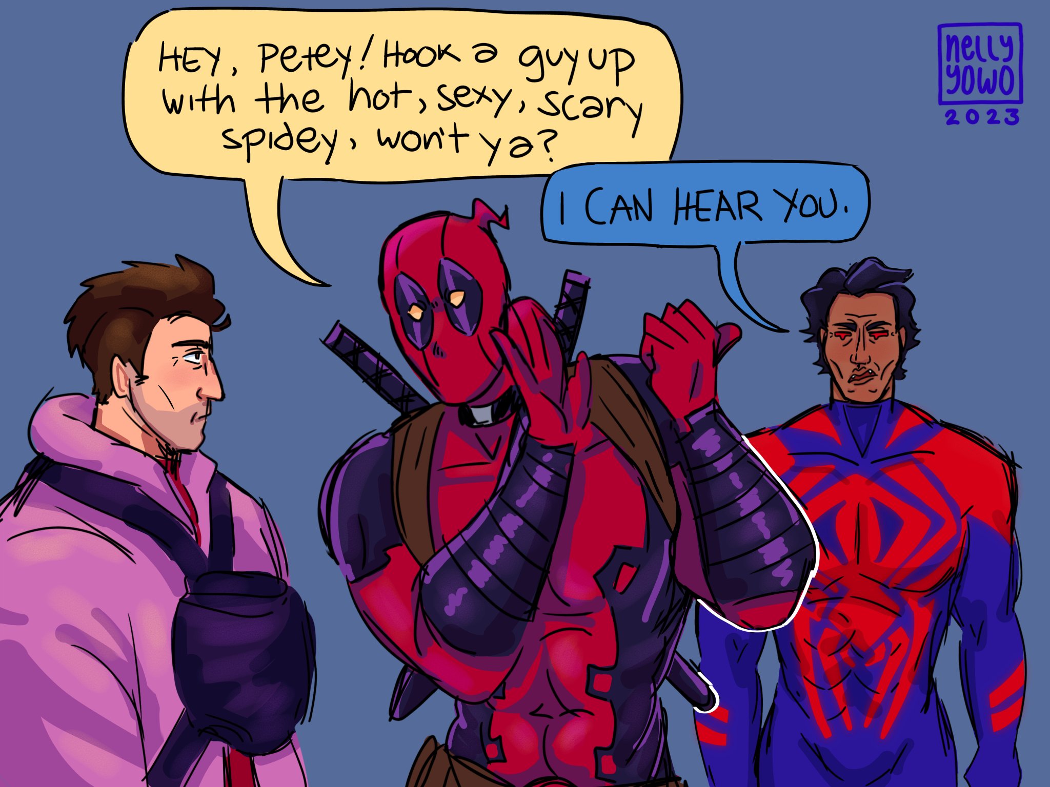 Spideypool Memes This Is So Them Deadpool Spiderman Spideypool