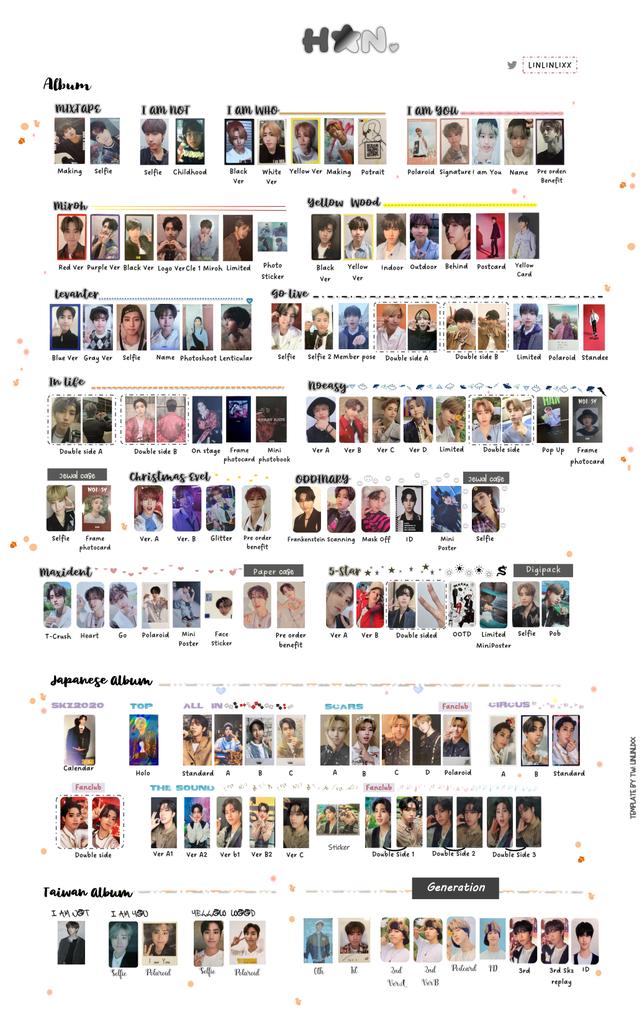 ̸Lin lin𔘓̸ 🐣⋆⋆⭒⋆⋆ on Twitter: "Stray kids ★★★★★ (5-STAR) ☆♡Photocards and store benefits (POB ...