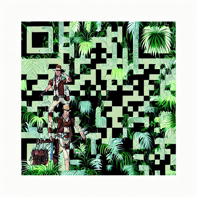 AK on Twitter: "RT @fffiloni: HuggingFace released a method to generate AI Art QR code 🤗 prompt ...