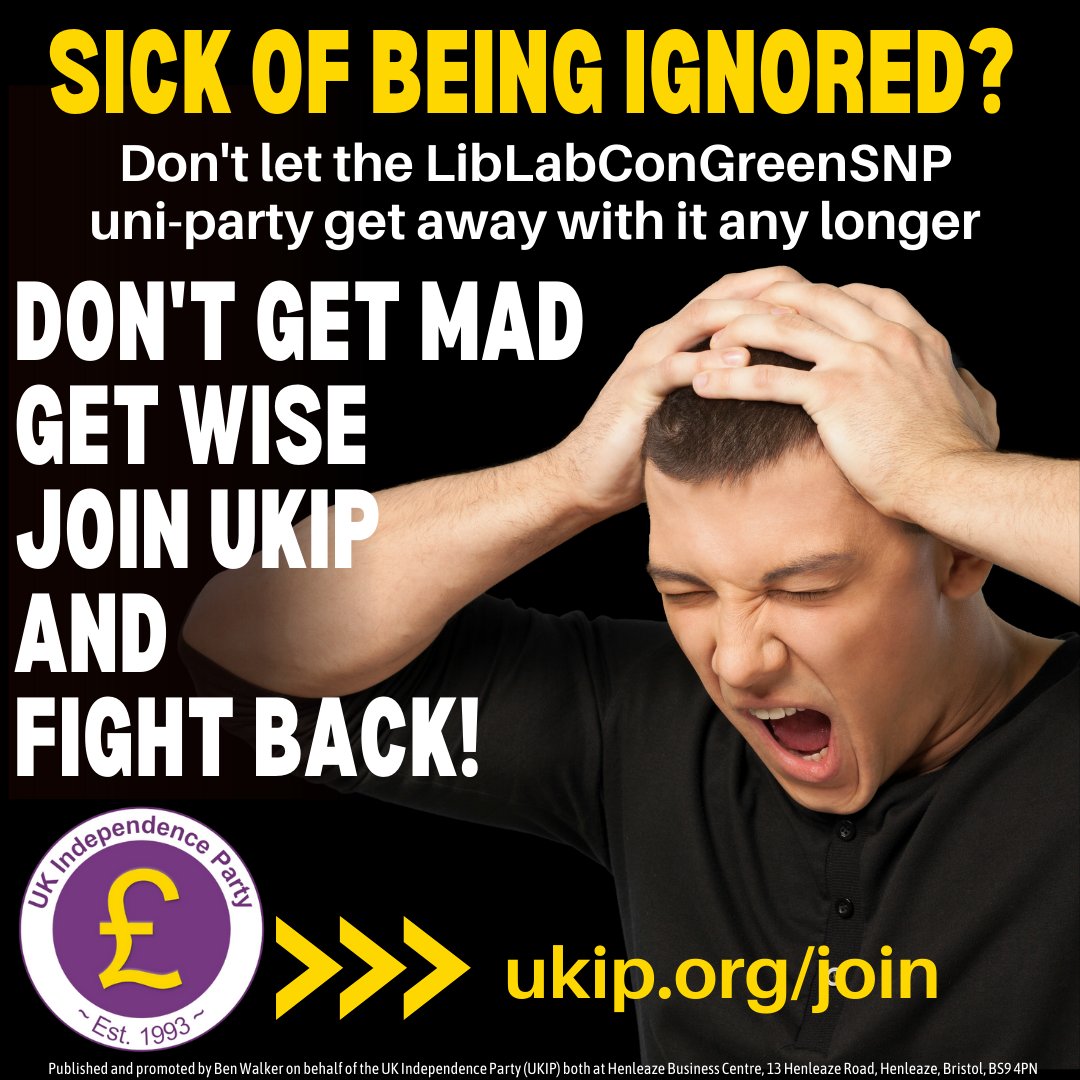 tommansfield UK Patriot on Twitter: "RT @UKIP: The only way we can change politics is to remove ...