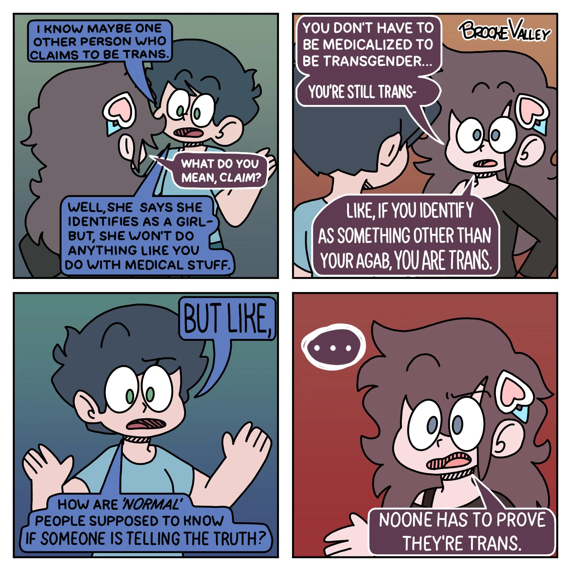 Someone Telling The Truth Cartoon