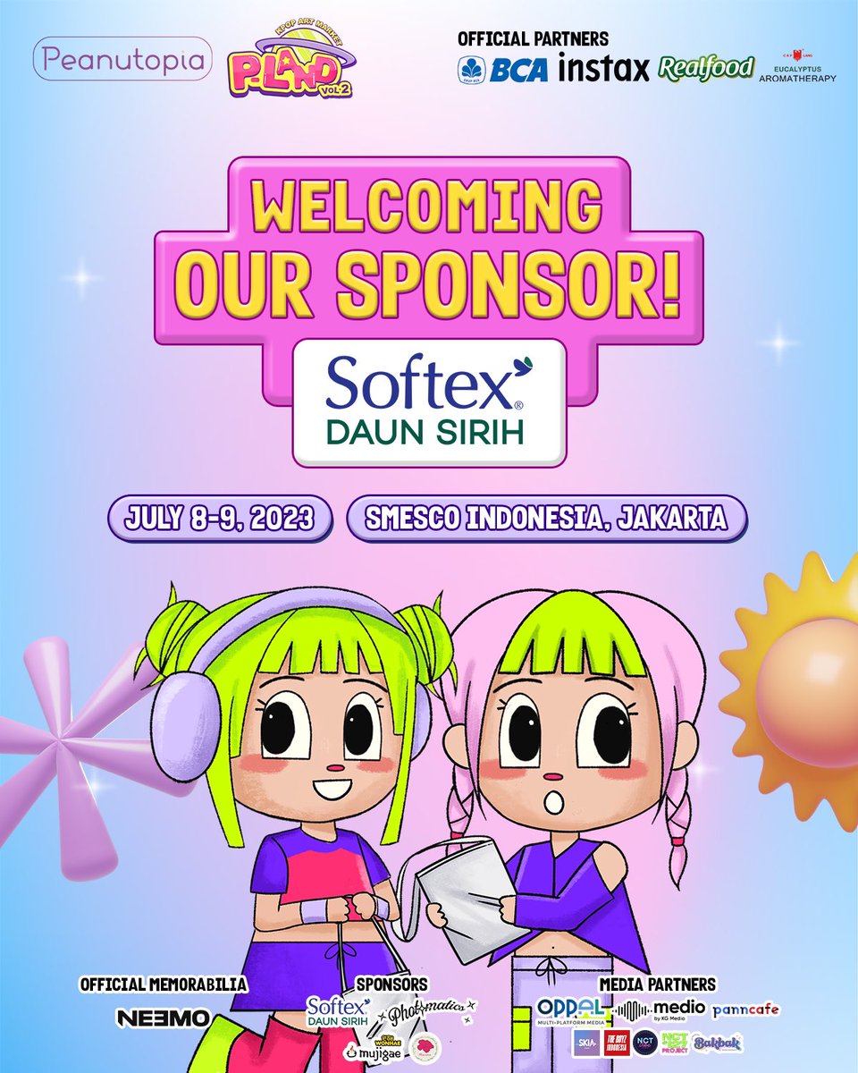 P-LAND Art Market on Twitter: "Working together with Softex, each visitor will get 1 goodie bag ...