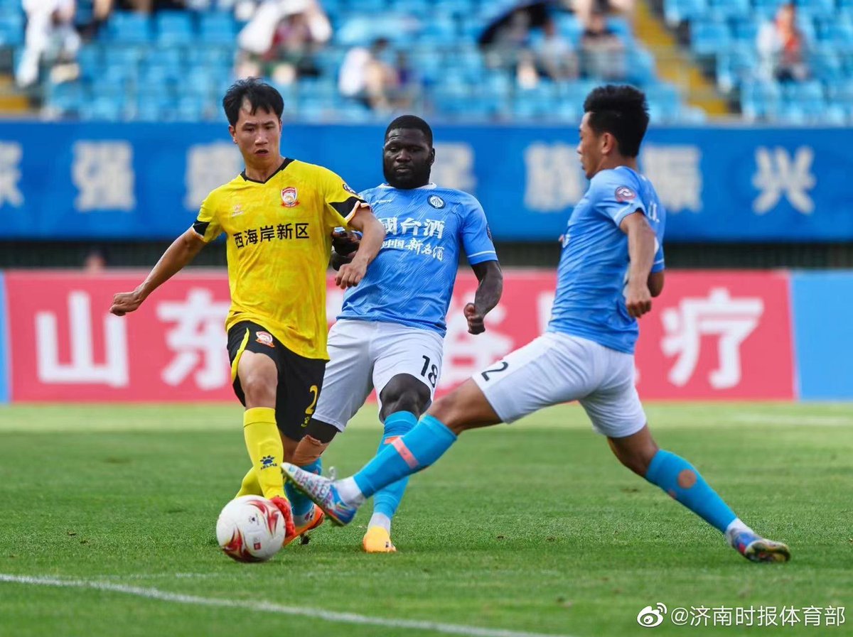 HOTPOT FOOTBALL on Twitter: "FULL TIME Jinan Xingzhou 3-0 Qingdao West Coast 12' Wang Zihao ⚽️ ...