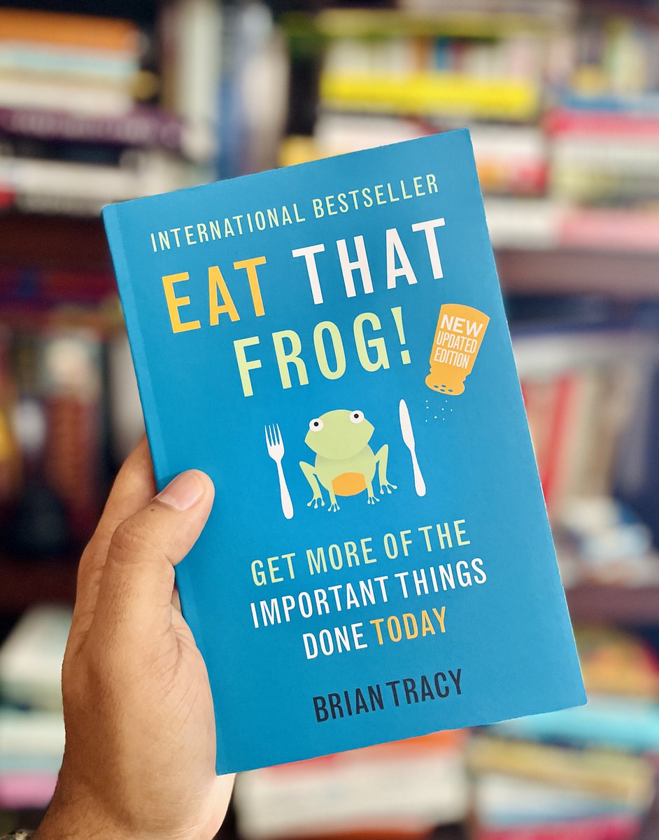 "Eat The Frog by Brian Tracy" In this book, Brian details twenty-one ...