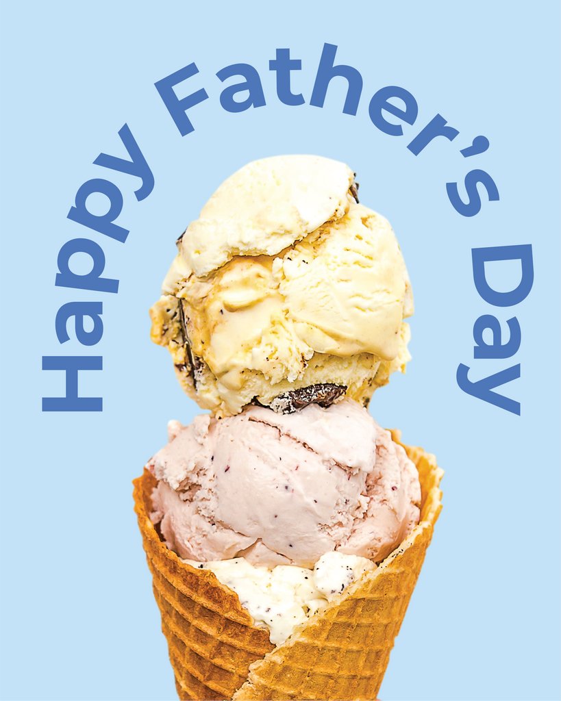 IceCreamJubilee on Twitter: "Happy Father's Day! 💙⁠ ⁠ Making dad's day ...