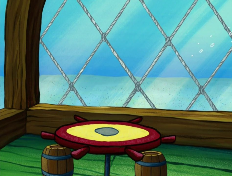 Krusty Krab Restaurant Inside