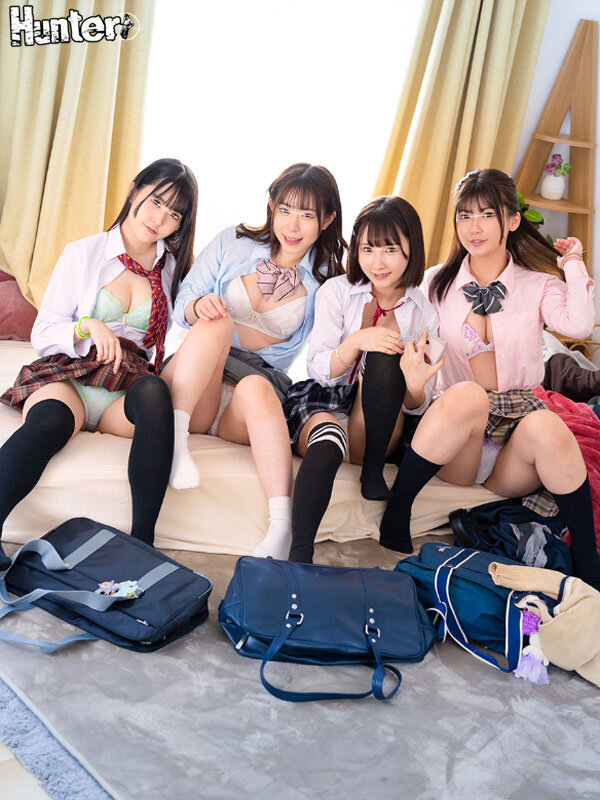 美少女で一息。。 On Twitter 「学校も仕事もサボってみんなでエッチなことしよ!」目が覚めたら部屋には見知らぬ家出少女たち!ハメを