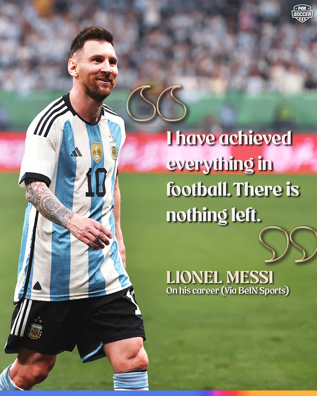 Lionel Messi Quotes About Soccer