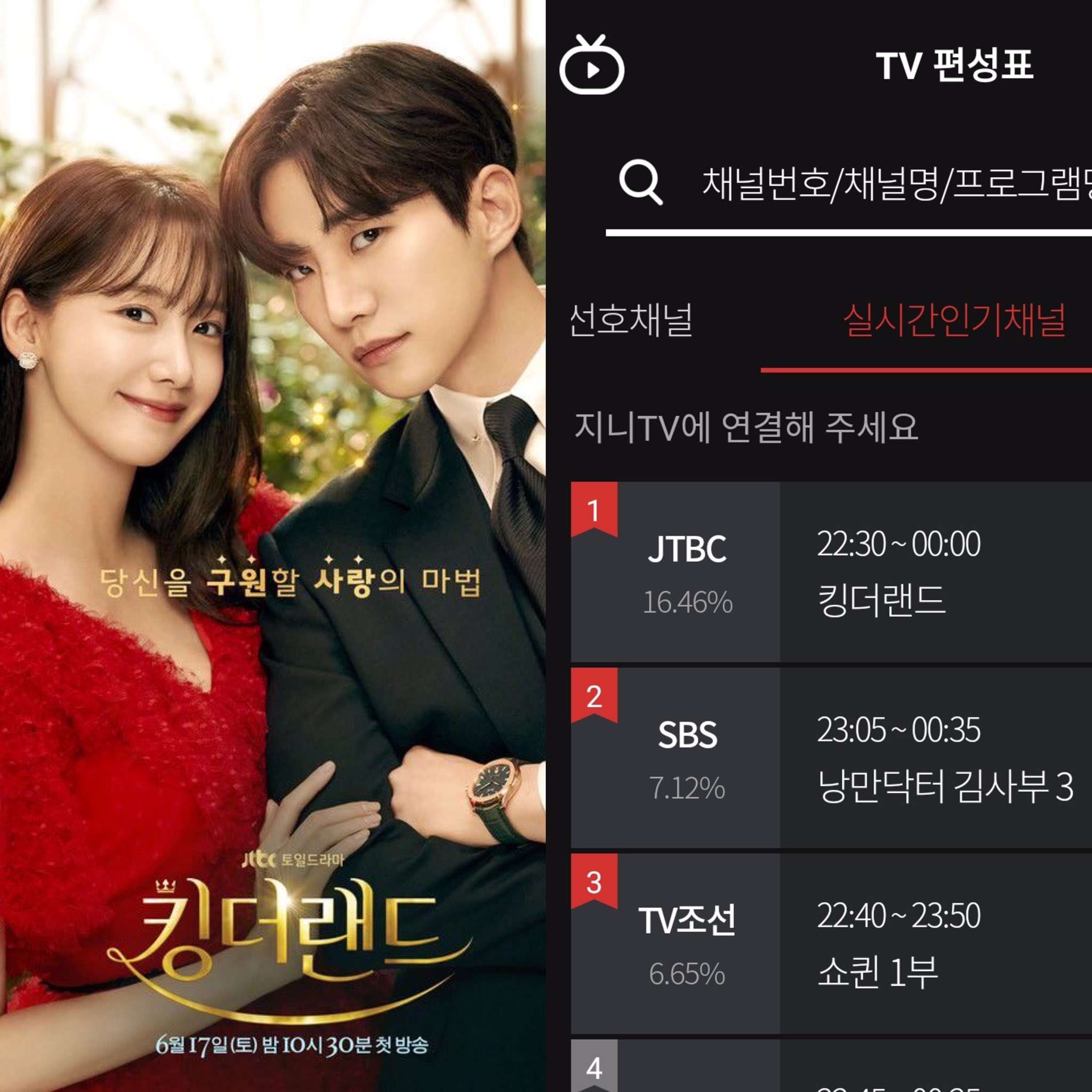 K-Drama Menfess on Twitter: "“King The Land” real-time rating for EP 2 hits new peak at 16.46% 🎉 ...