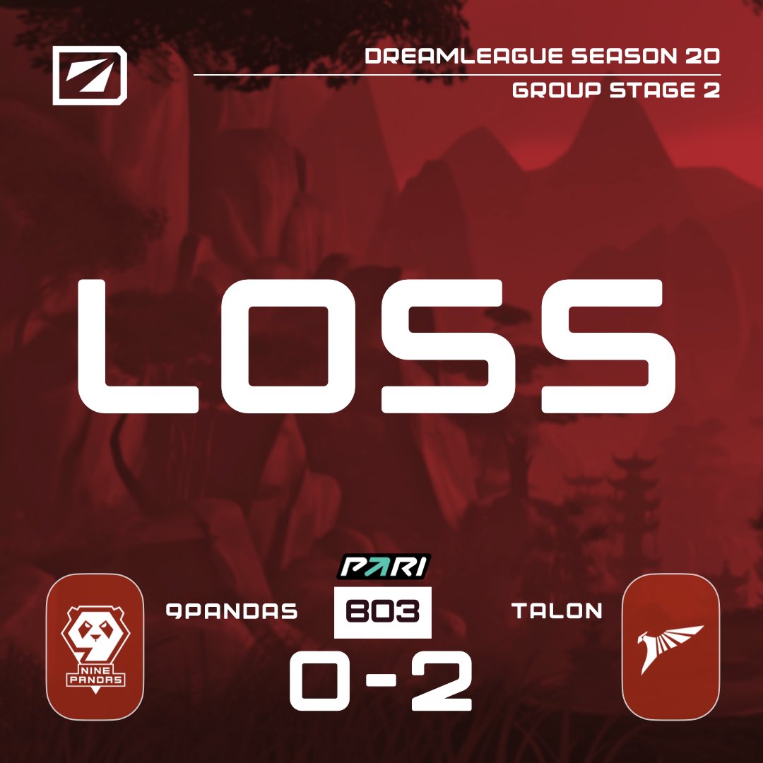 9Pandas Esports on Twitter: "Lost this series. GGWP @TALON_ESPORTS https://t.co/Y6kwMhUjKo ...