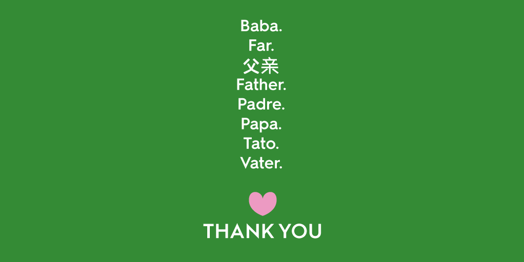 The Word Dad In Different Languages