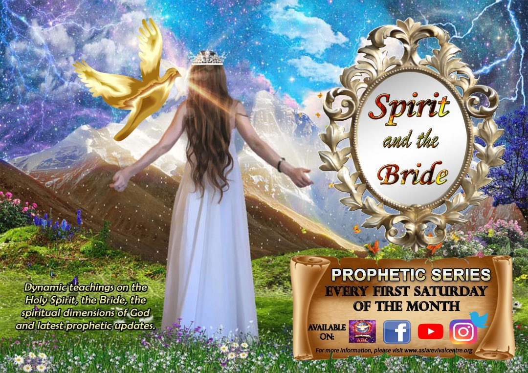 Asia Revival Centre on Twitter: "🕊️ Shalom! 🕊️ Spirit and the Bride - Episode 30 - Consecration ...