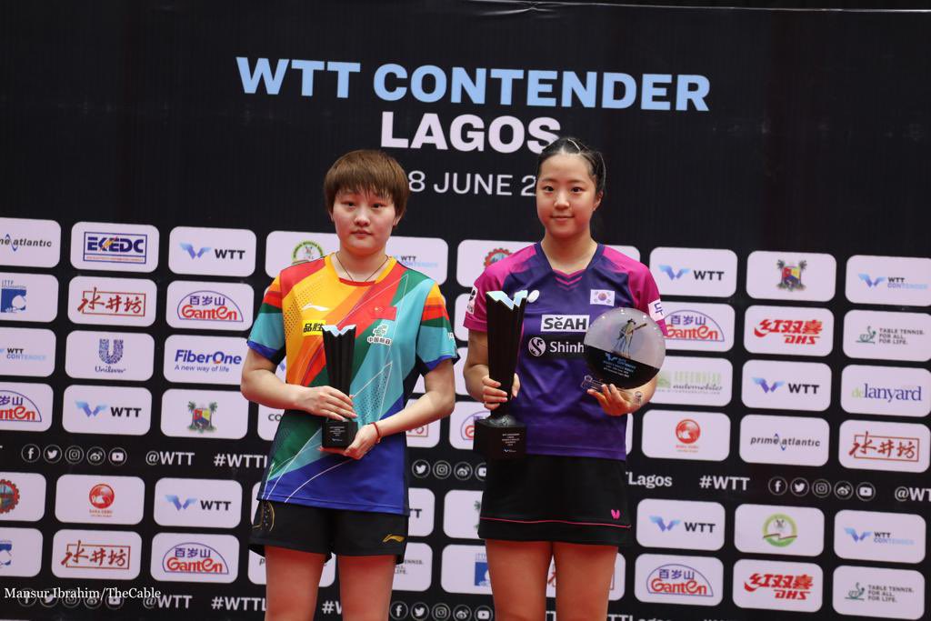 TheCable on Twitter: "China, Korea shine as Nigeria fumbles at 2023 WTT Contender in Lagos ...