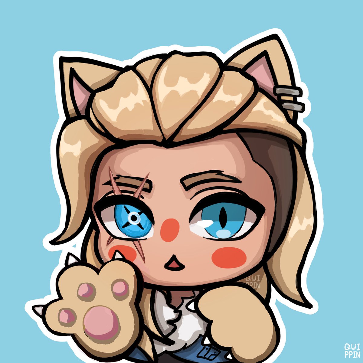 「hewo im back with omen and sova cats :3 」|czar 👑 comms OPEN !のイラスト