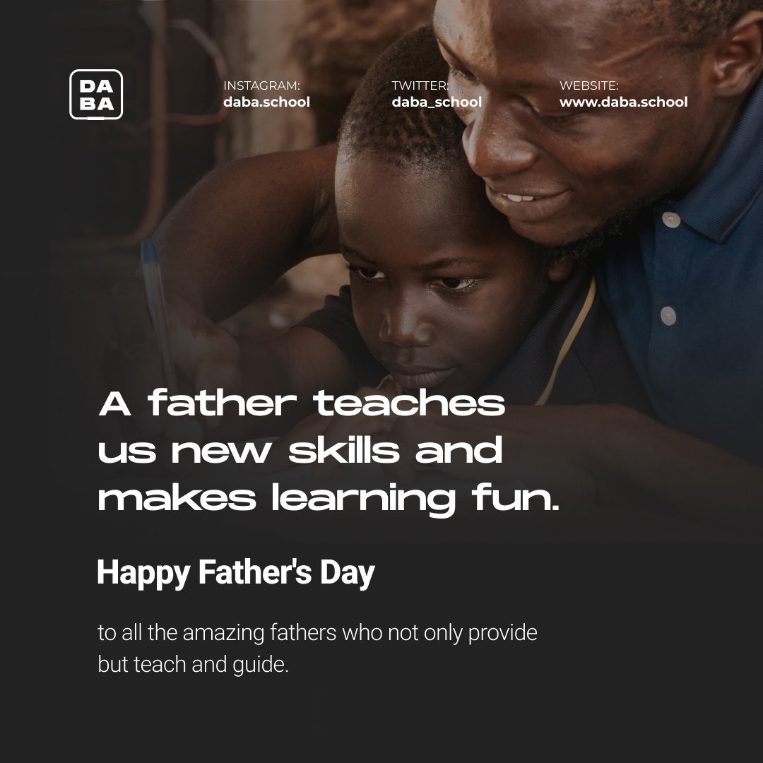 DABA on Twitter: "To all the Fathers and Father figures out there… Happy Father’s Day!💫 # ...
