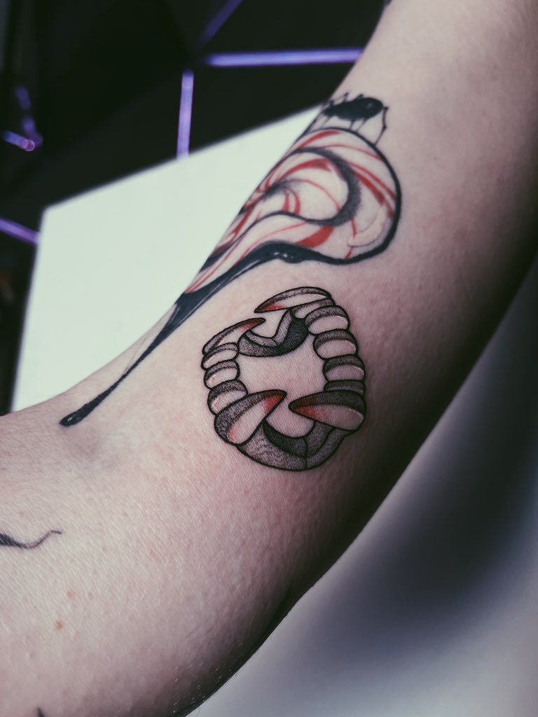 Vampire Teeth Tattoo