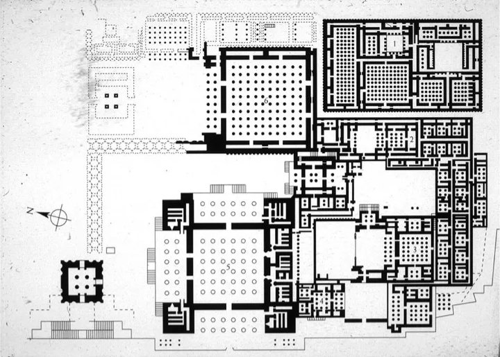 Palace Of Persepolis Plan