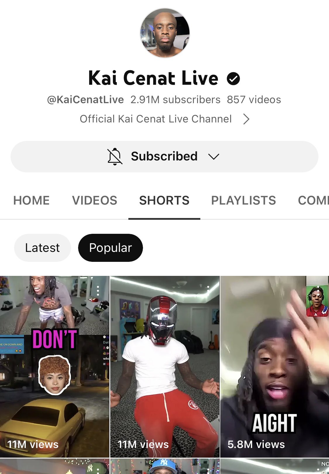 Joe on Twitter: "Highest viewed short🤝 https://t.co/daJACAc9IO" / Twitter