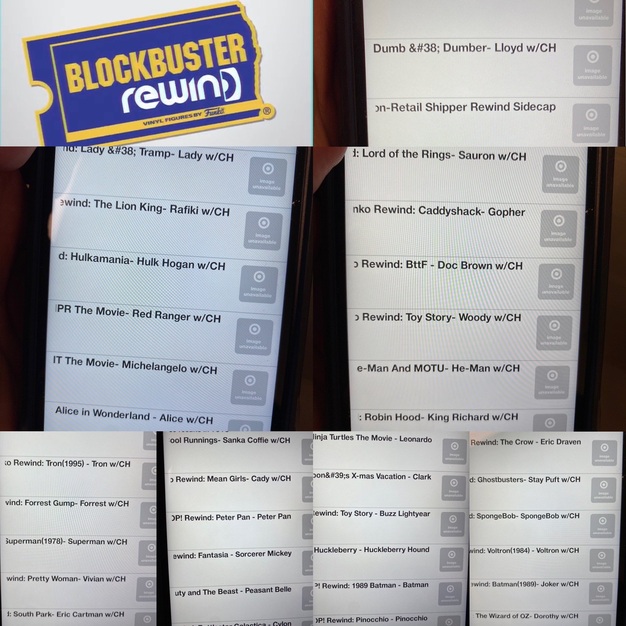 DisTrackers on Twitter: "Here’s a look at some Blockbuster Rewind figure lines! Some will have ...