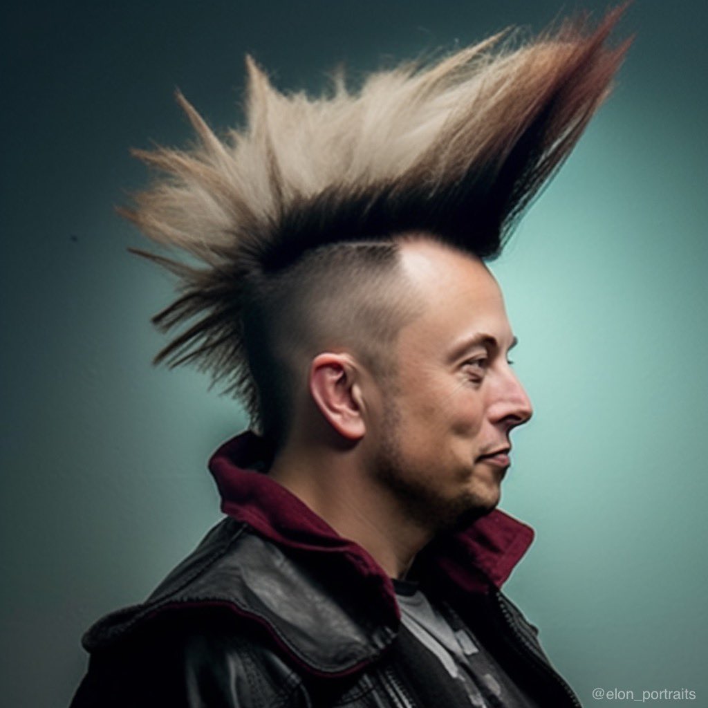 Punk Mohawk Front