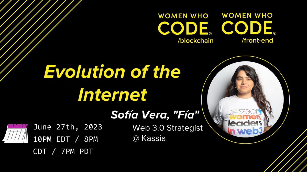 WWCode FrontEnd on Twitter: "Buenos días! Come and learn how Web 3.0 🌎 is making possible ...