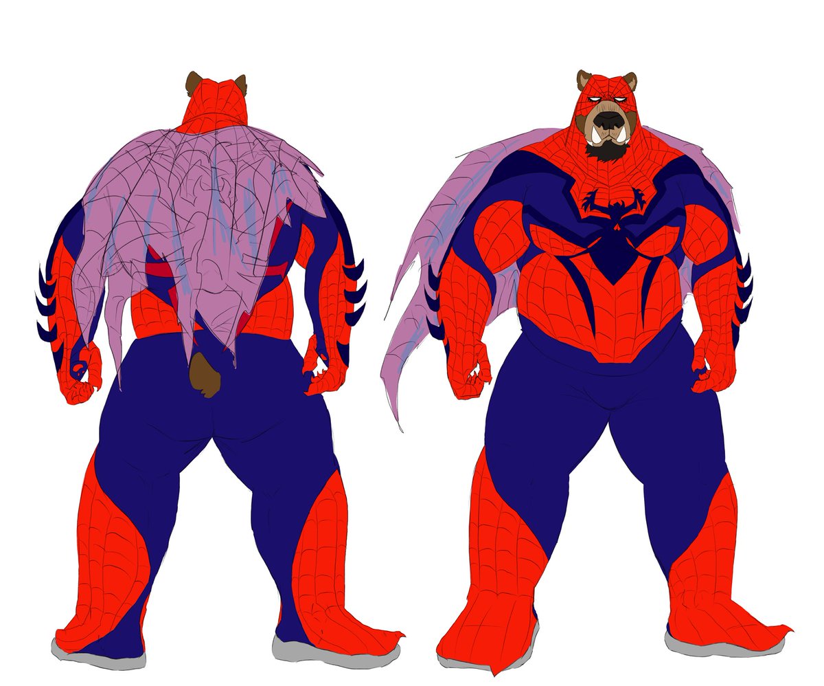 Señor Wolfy on Twitter: "RT @MisfitBeaw: Spider-Bear concept art"
