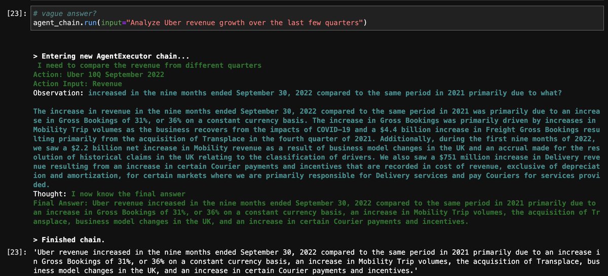 Jerry Liu on Twitter: "[2] Intermediate reasoning (s/o @danshipper for the idea!) The function ...