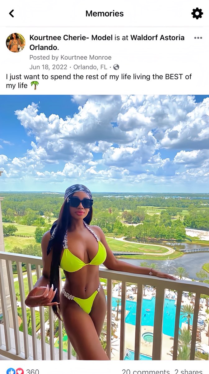 Kourtnee Monroe on Twitter: "Awww memories of today in 2022. Need to get back to Florida again 🏝️👙"