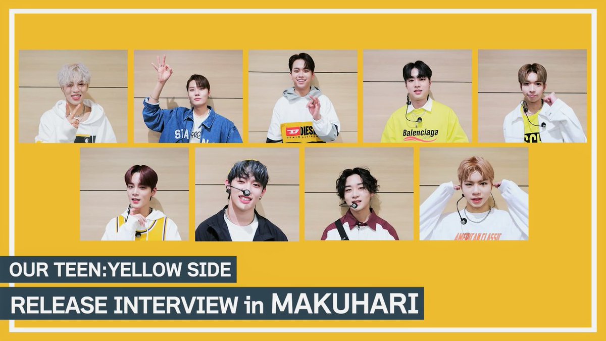 TFN JAPAN OFFICIAL on Twitter: "【FC📢】 5月に行われた『OUR TEEN:YELLOW SIDE』リリースイベント中に #TFN メンバーへ直撃インタビュー ...