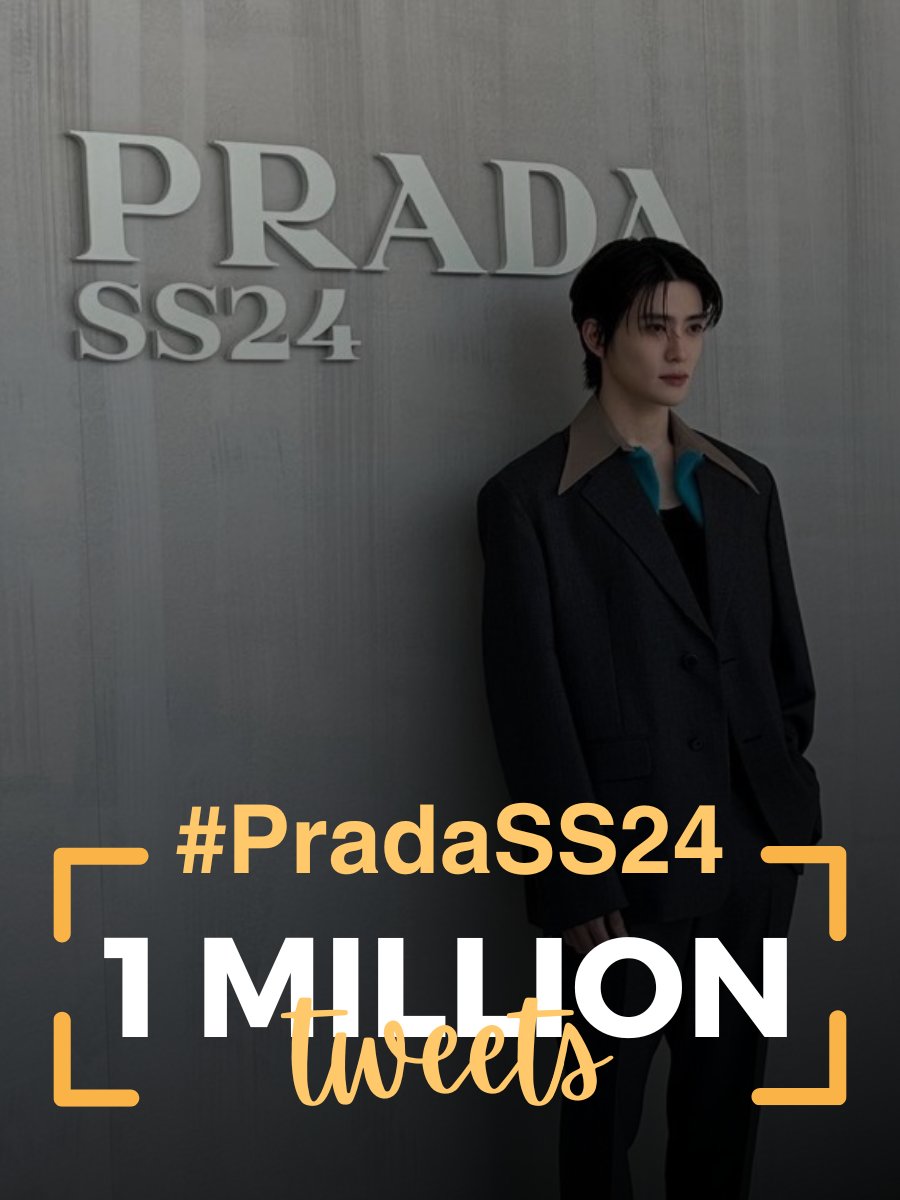 JAEHYUN CHARTS on Twitter: "Twitter | Trending #PradaSS24 surpassed 1 Million tweets 🔥 PRINCIPE ...