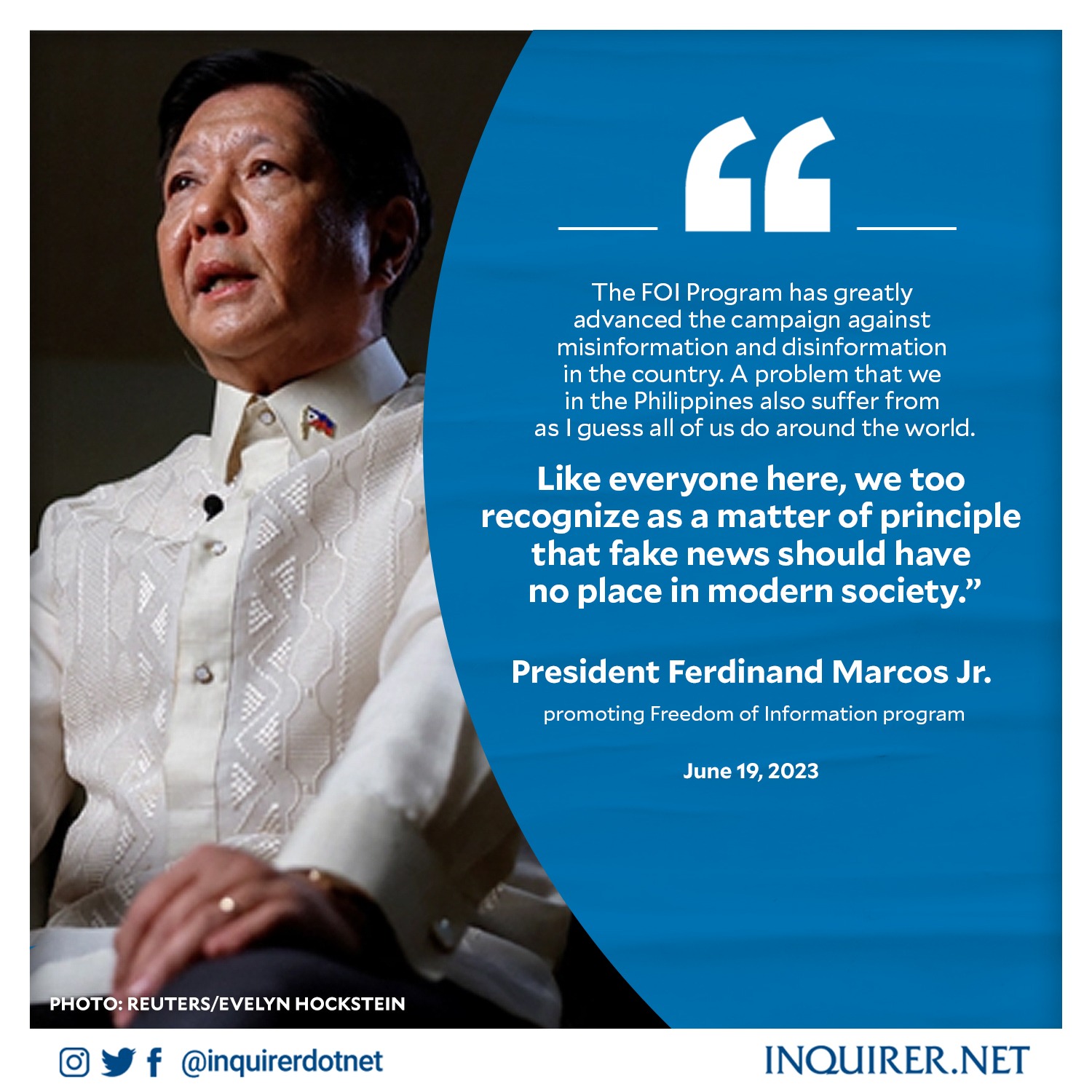 President Marcos Quotes