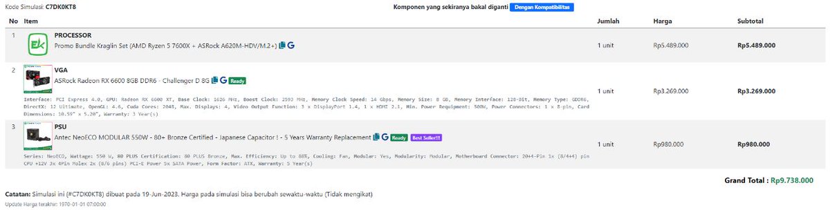 Dimas Ajie on Twitter: "considering: SSD buat booting masih bagus. HDD sebagai storage file2 ...