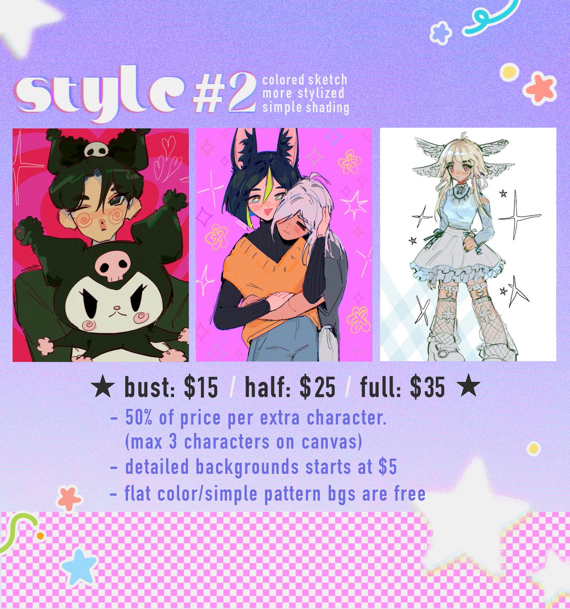 elaine ! comms open ! on Twitter: "[RTs are appreciated 🥺💓] hello helo!! im opening comms again ...