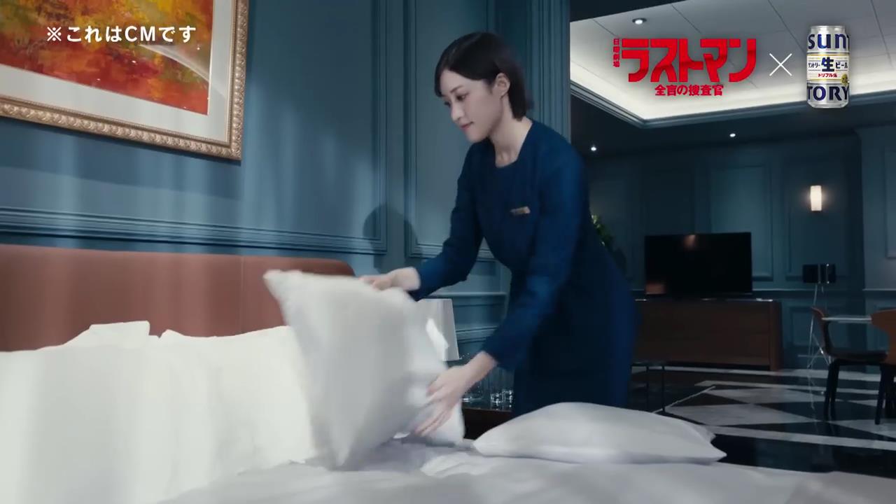 動画NOW on Twitter: "王林 が出演する サントリー生ビール のCM TBS『ラストマン』 コラボ「難波」篇。 https://t.co/uRsKU2bJiy #王林 ...