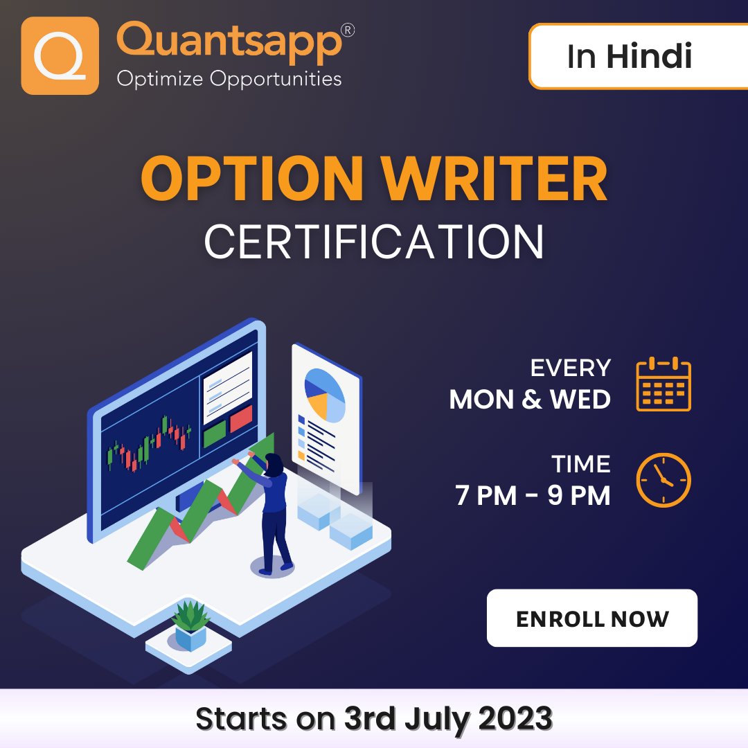 Quantsapp on Twitter: "Option Writing Course Option Writer Certification: 1 Month Course to ...