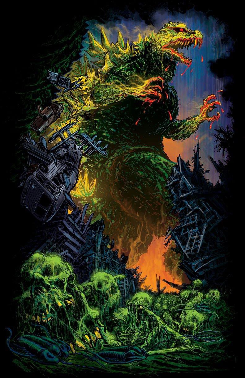 Scary Godzilla Wallpapers Godzilla Poster Drop 3 From Mondo Is On