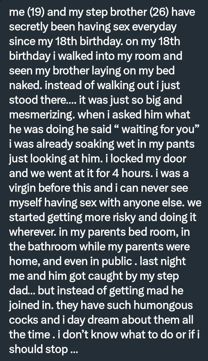 Pervconfession On Twitter She Fucks With Her Step Brother