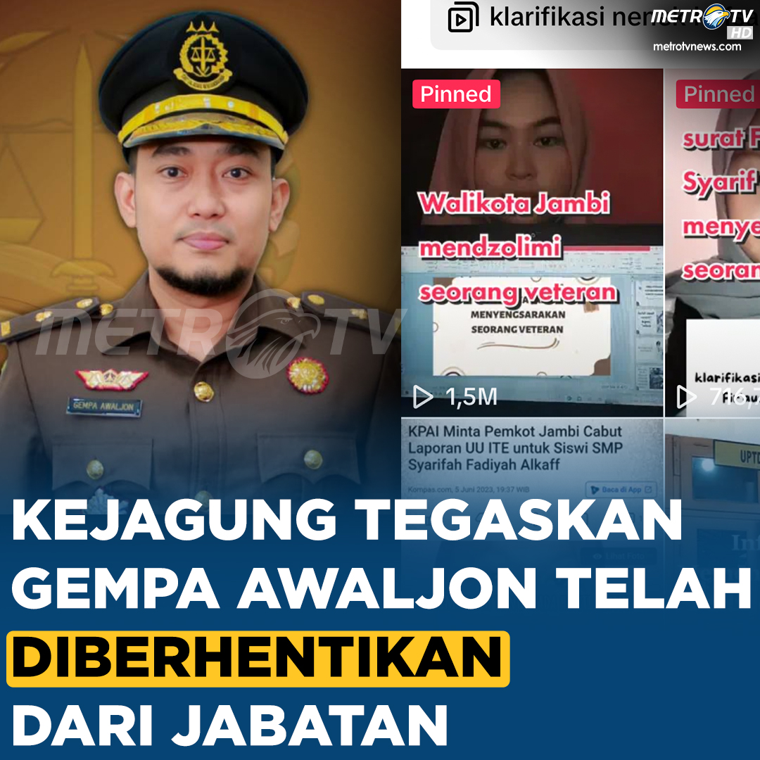 METRO TV on Twitter: "Kejaksaan Agung (@KejaksaanRI) menyatakan # ...