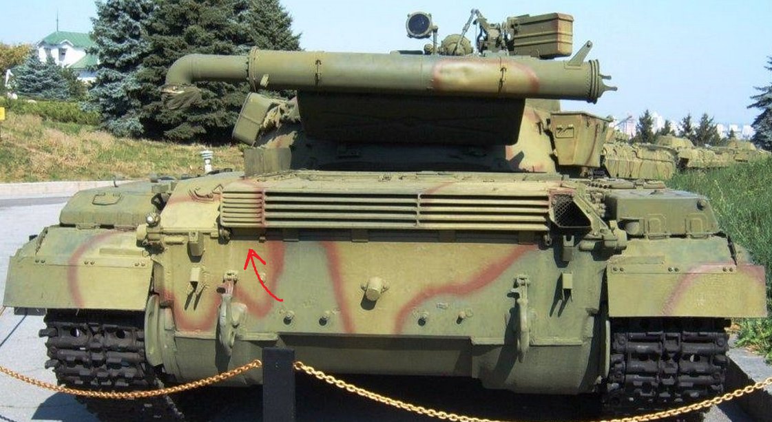 Having looked at the T-64's engine cooling system, now we move just a ...