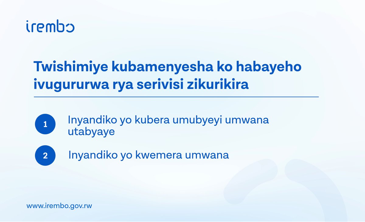 Irembo Agent Network on Twitter: "Ubu umu ejenti w’Irembo abasha gufasha umuturage gusaba ...