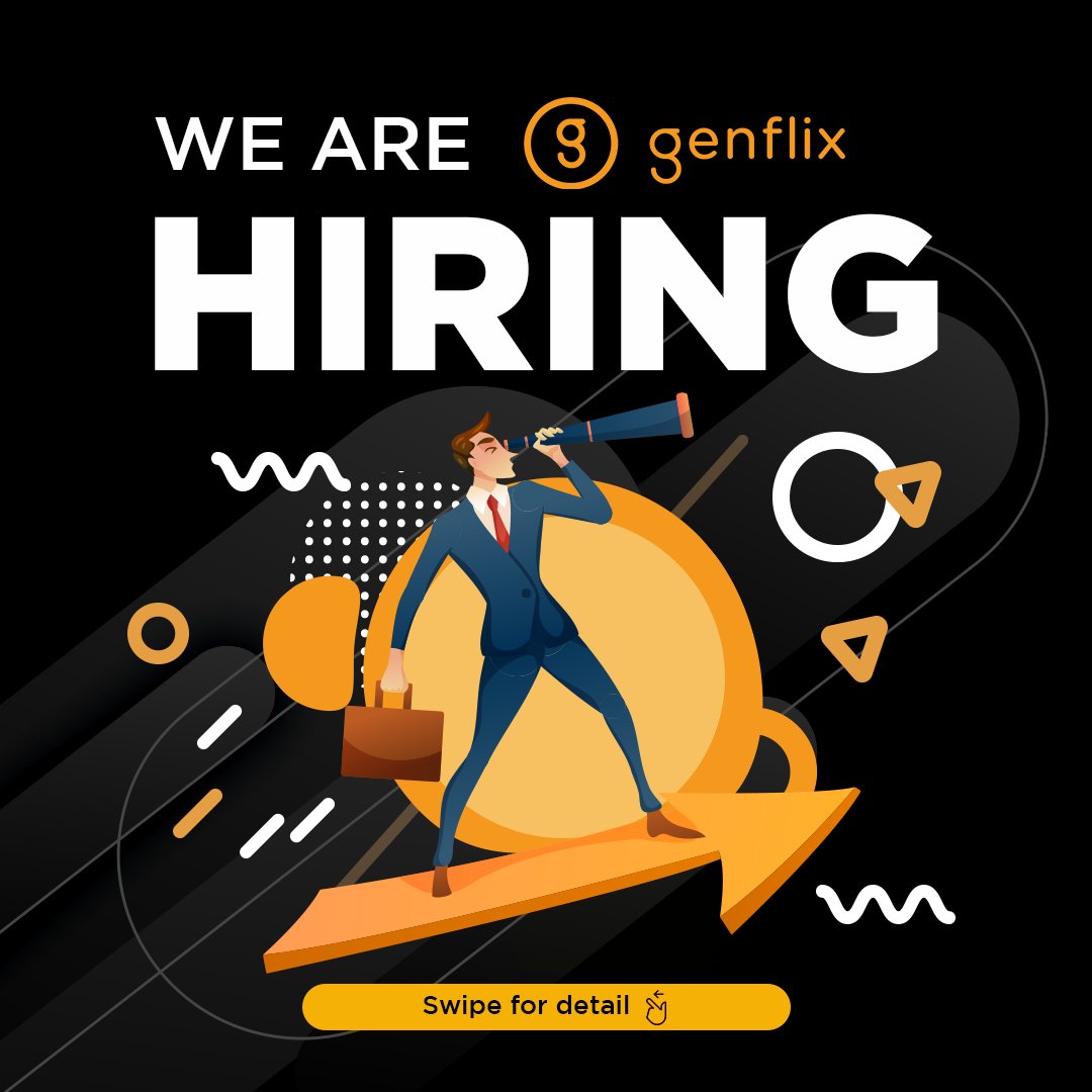 Generation Flix on Twitter: "Hi Flixers! Genflix saat ini membuka lowongan untuk beberapa posisi ...